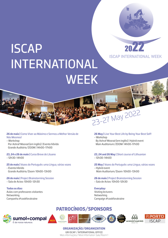 ISCAP International Week 2022 — ISCAP | P.PORTO