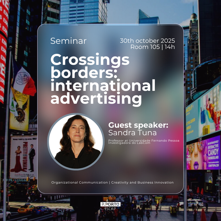 Crossings borders: international advertising — ISCAP | P.PORTO