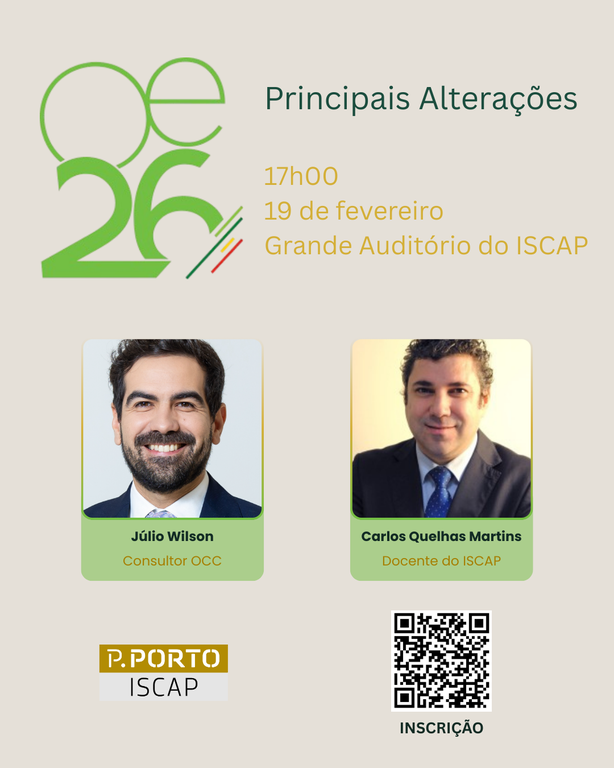 Orçamento de Estado 2026: Principais Alterações — ISCAP | P.PORTO