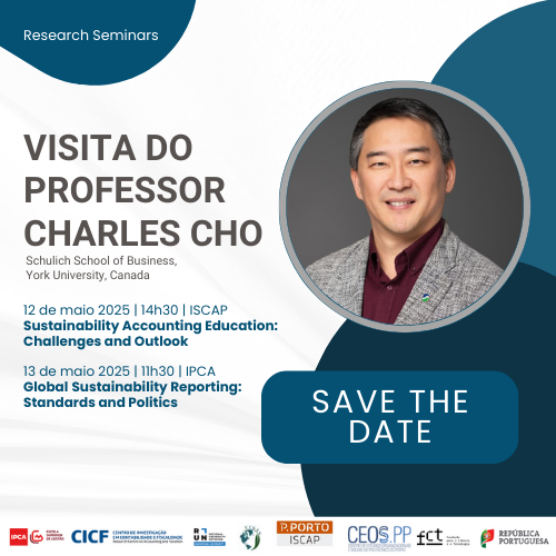 SAVE THE DATE: Visita do Professor Charles Cho — ISCAP | P.PORTO