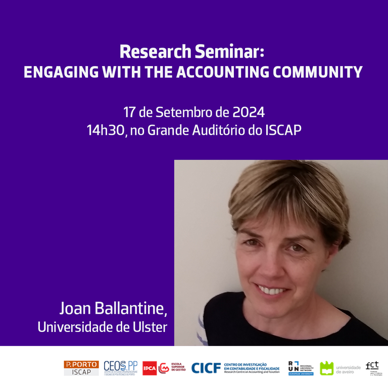 Visita da Professora Joan Ballantine (Universidade de Ulster) — ISCAP ...